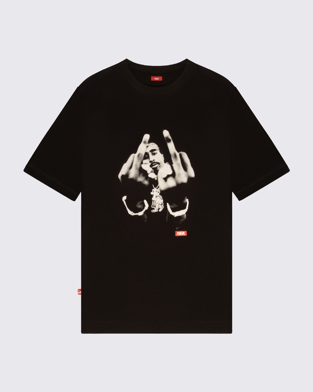 CAMISETA OVERSIZE THUG NEGRO - NEA
